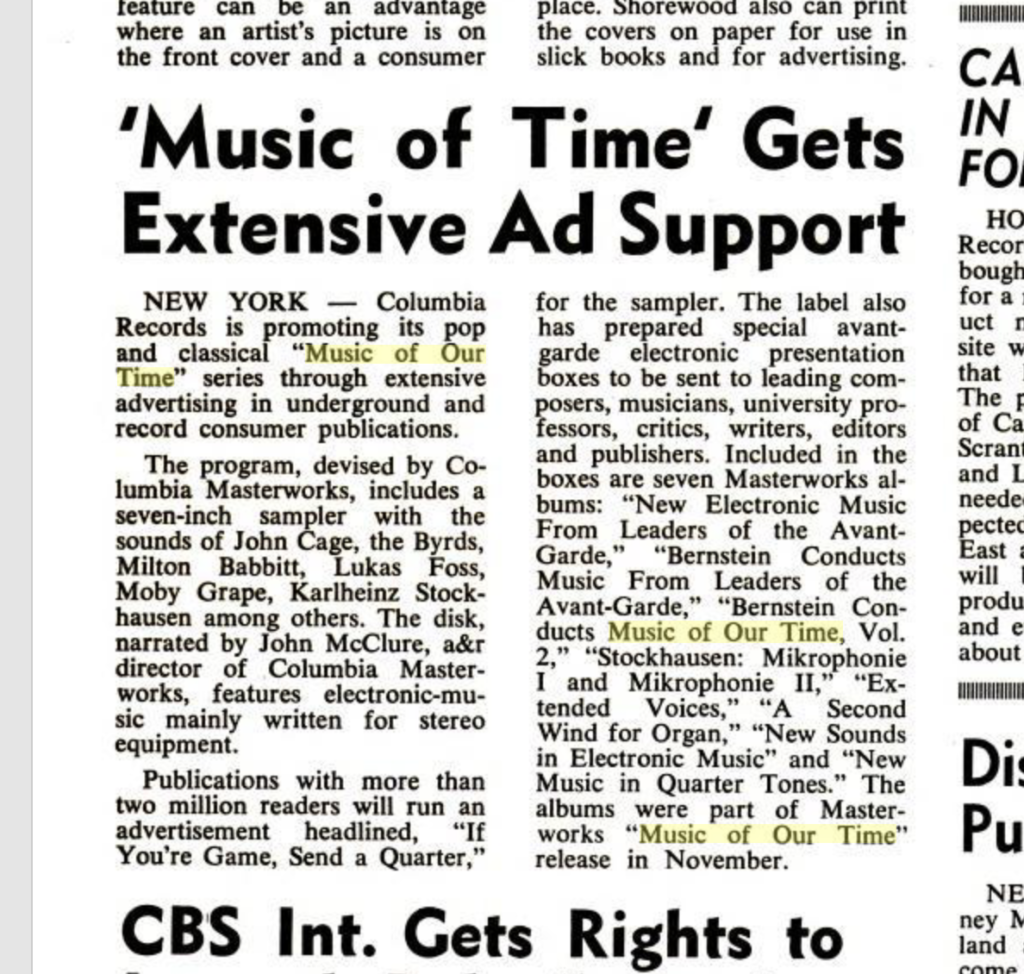 David Behrman in His Own Words: On the Sonic Arts Union, the Kitchen ...